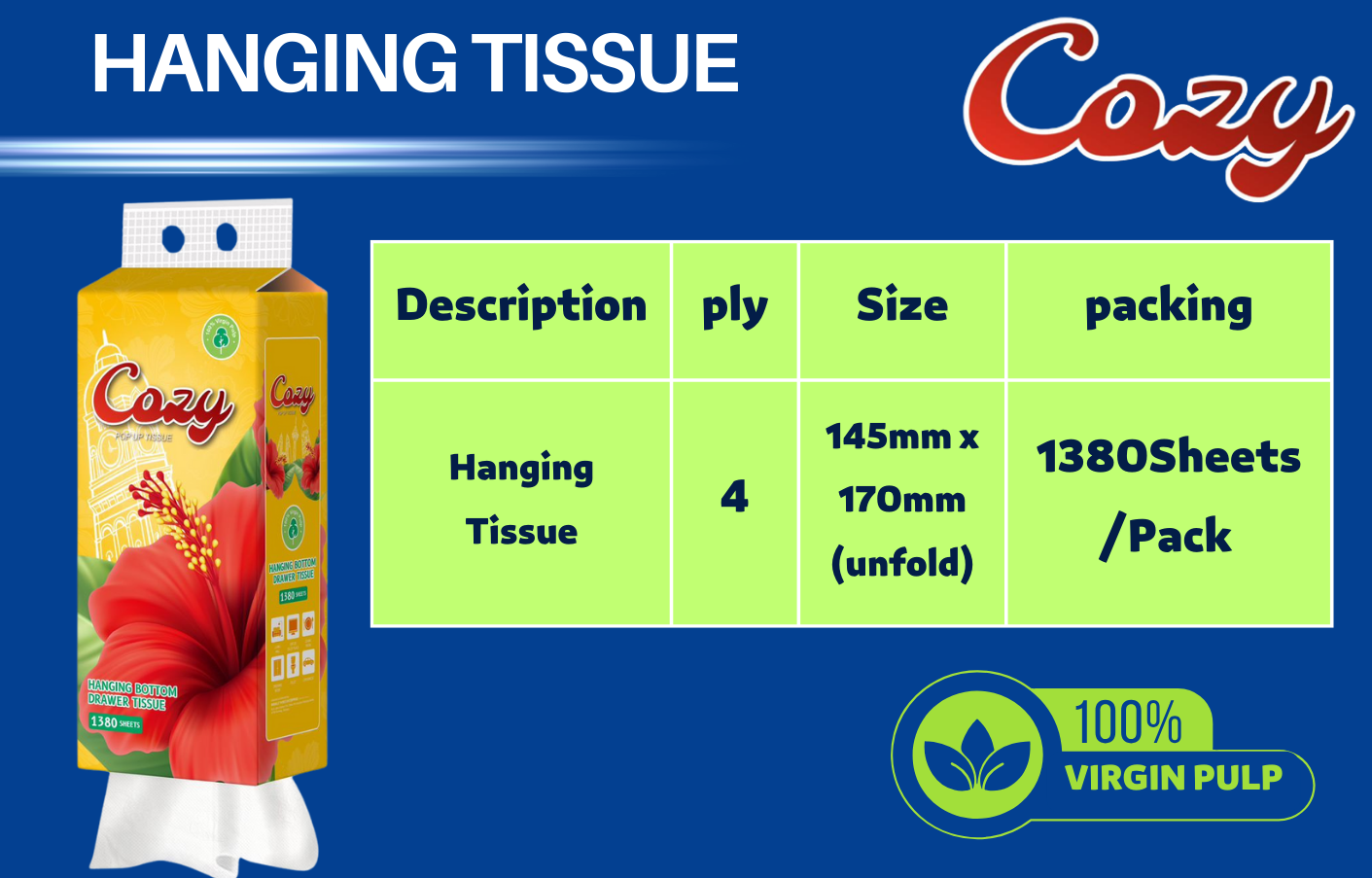 HANGING TISSUE – BUBBLE 3 SDN BHD
